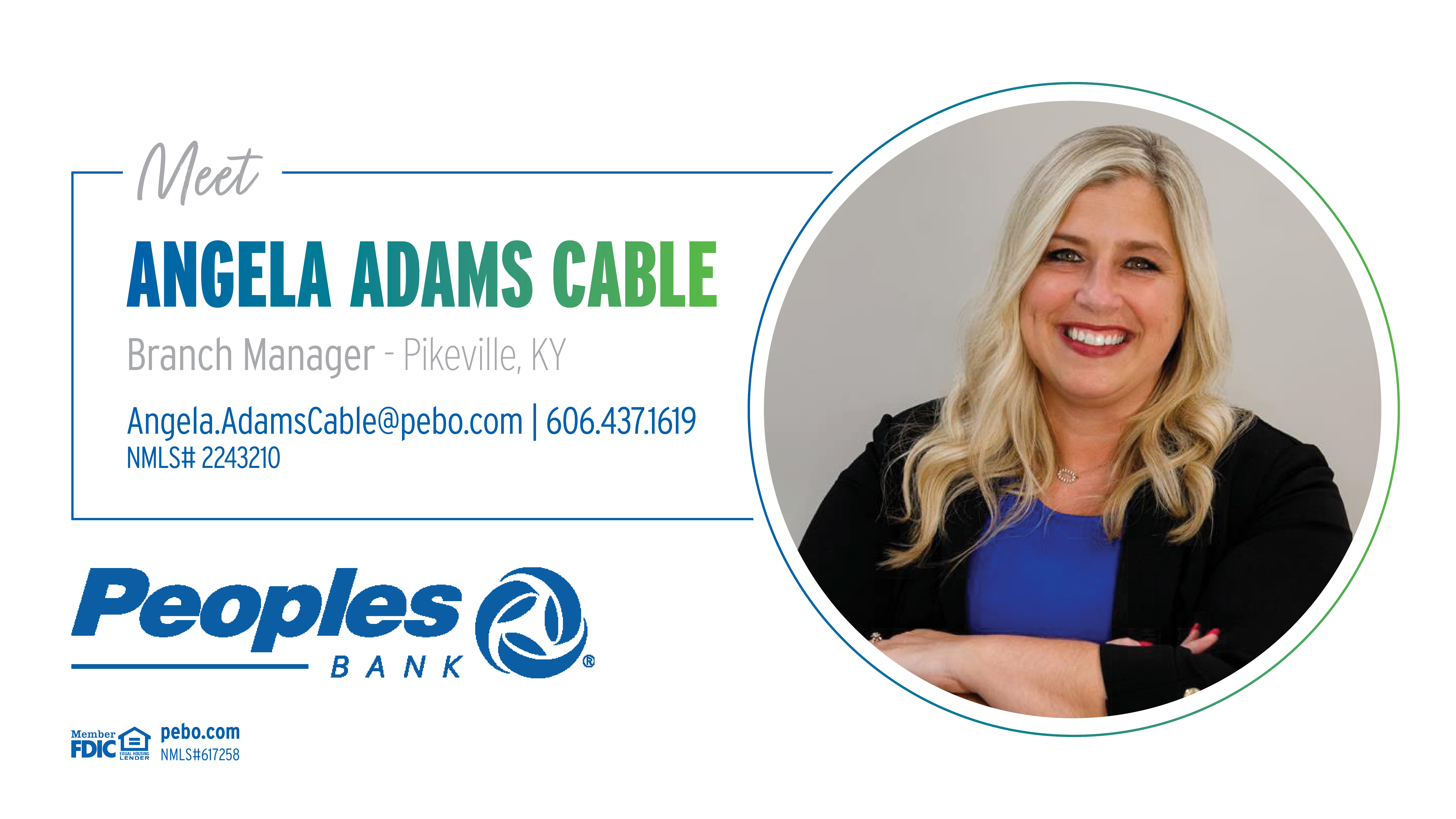 Meet Angela Adams Cable – the new Branch Manager of Pikeville, Kentucky ...